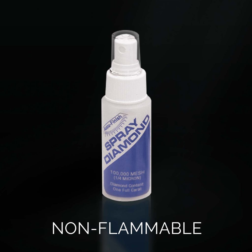 Non-Flammable — 1/4 Micron (100,000 Mesh) Diamond Spray – Accu-Finish